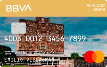 ᐈ Tarjeta de crédito Afinidad UNAM de BBVA | 💳 Análisis y Condiciones ...