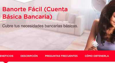 ᐈ Tarjeta de débito Fácil de Banorte | 💳 Análisis y Condiciones ...